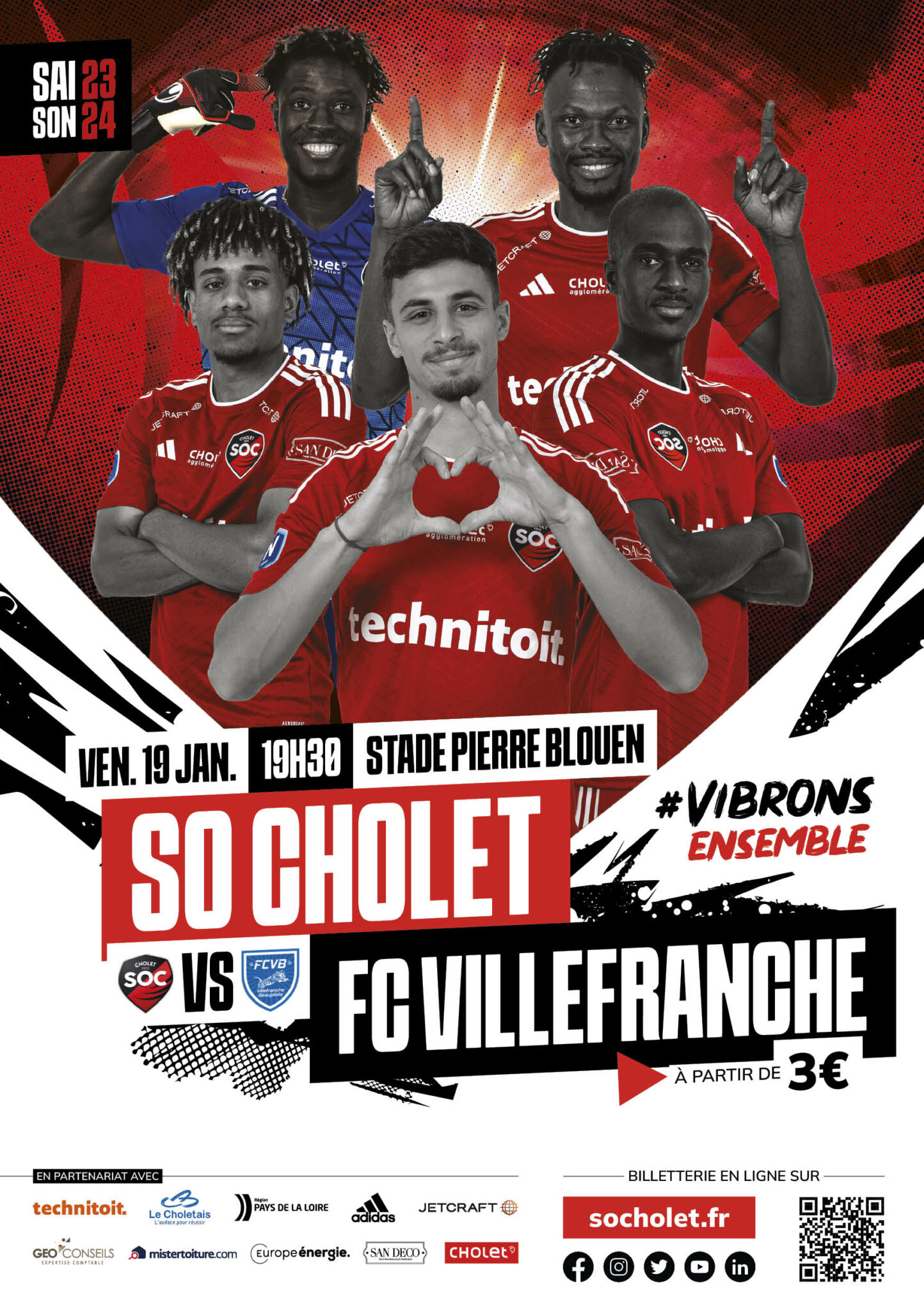 Programme de match SO CHOLET - GOAL FC